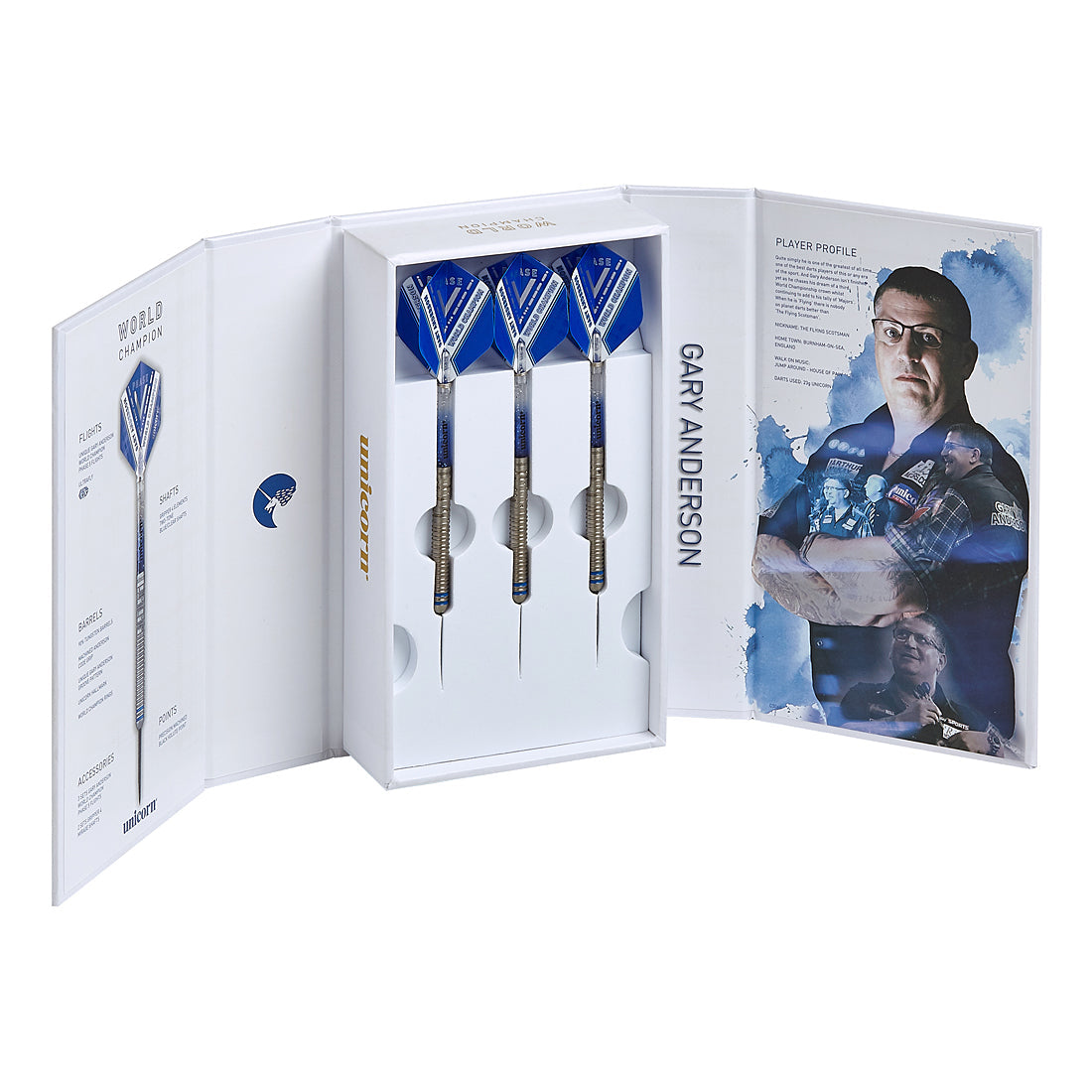 Review of the Unicorn Gary Anderson World Champion Phase 5 Steel Tip D ...