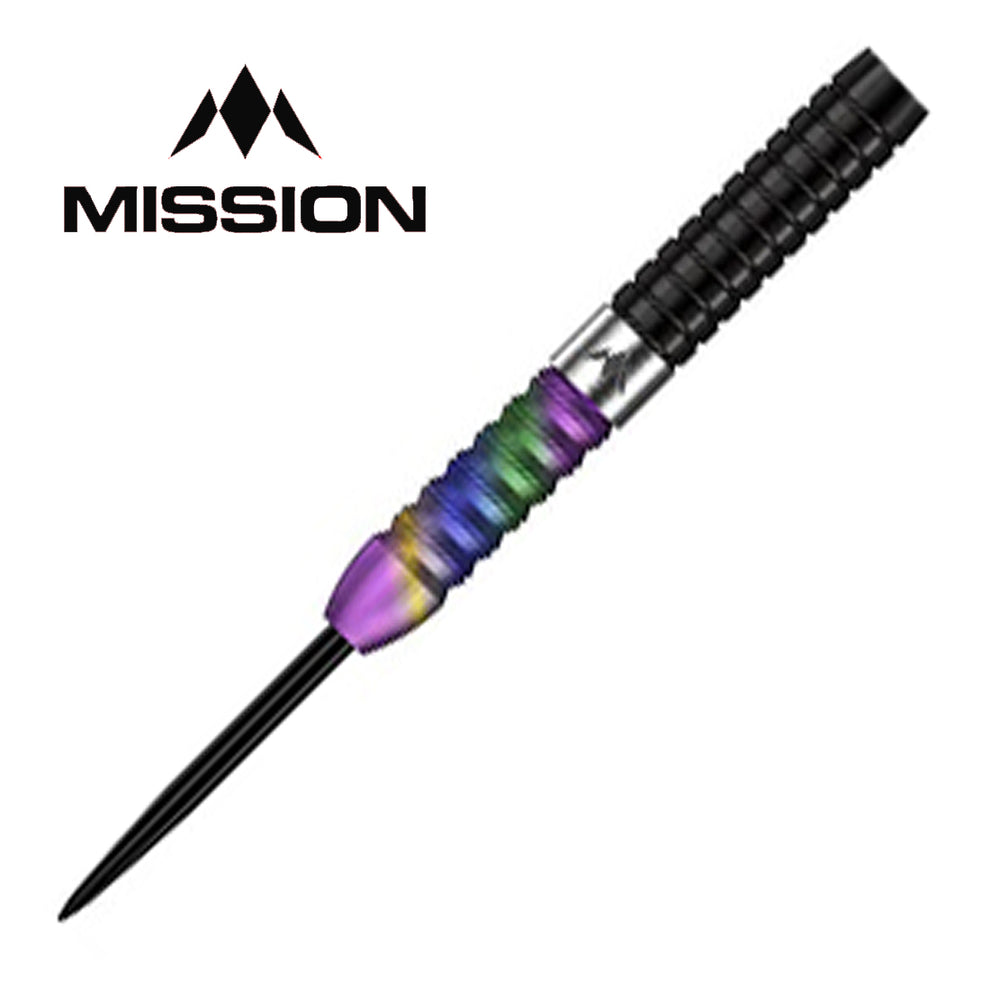 Mission Matthew Edgar 90% Tungsten Darts Black & Coral PVD | Deadeye Darts