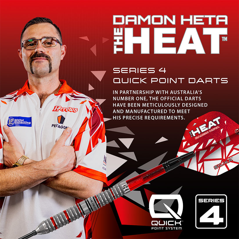 Harrows Damon Heta Series 4 Quick Point Darts | Deadeye Darts
