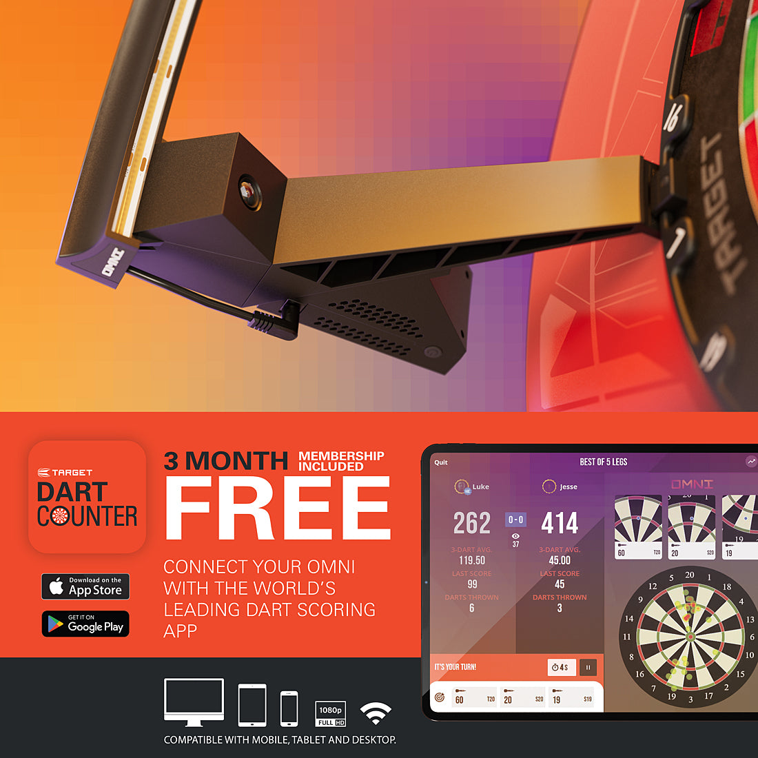 Target OMNI Auto Scoring System – Deadeye Darts