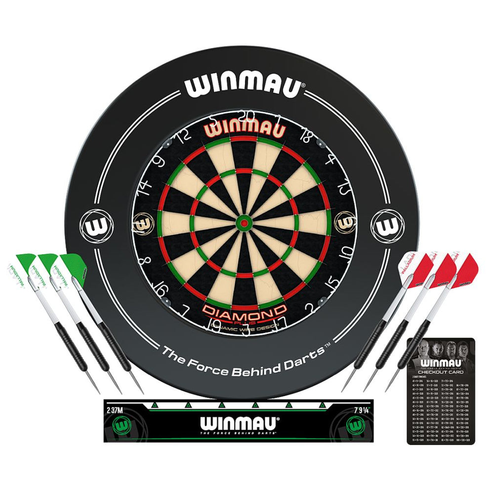 Winmau Professional Diamond Plus Dartboard And Surround Set – Deadeye Darts